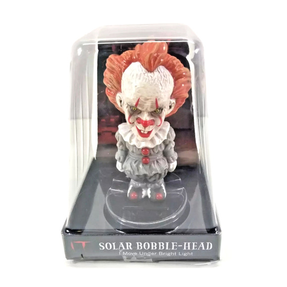 Toys | Horror Collectible It Pennywise Solar Bobble Head Evil Clown ...